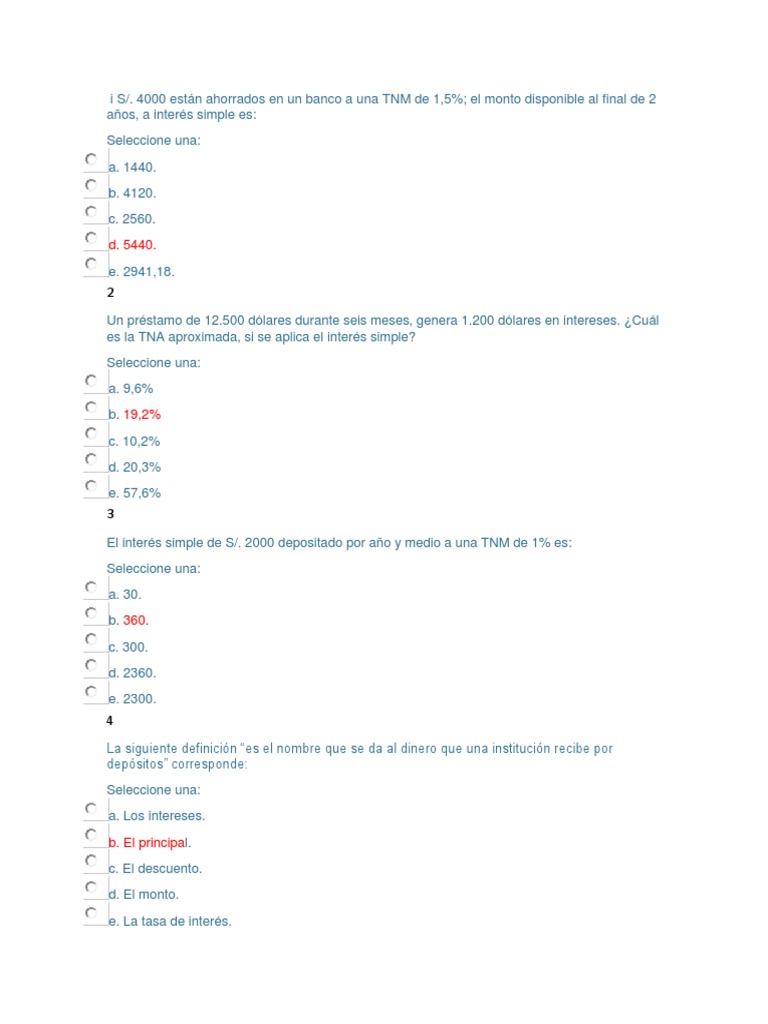 MATE3 | PDF | Interés | Euro