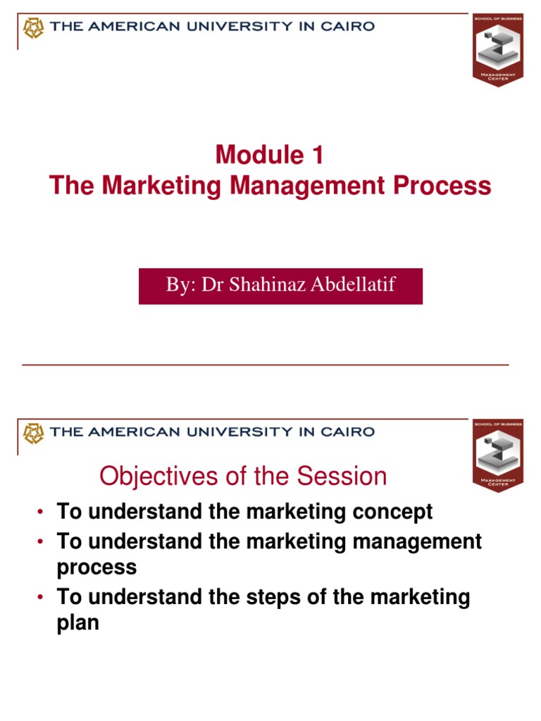 Marketing Module 1 | PDF | Strategic Management | Marketing