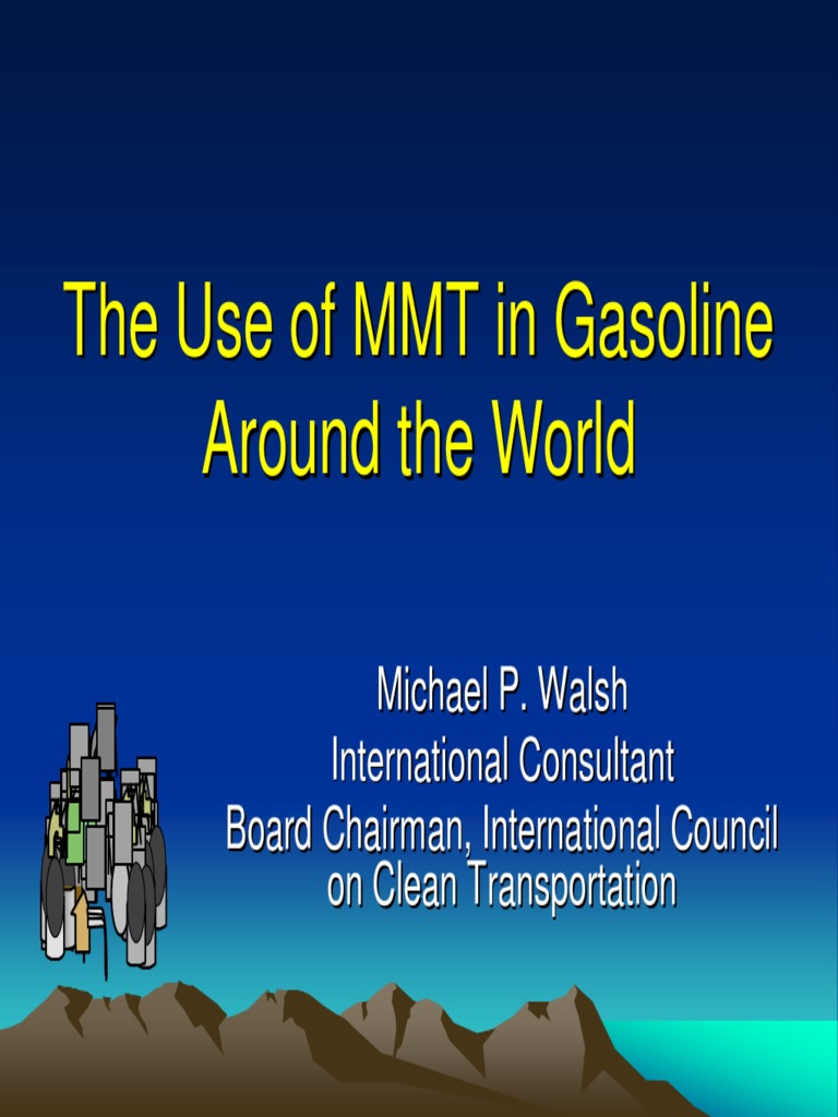 Health Effects of MMT in Gasoline | PDF | Manganese | Gasoline