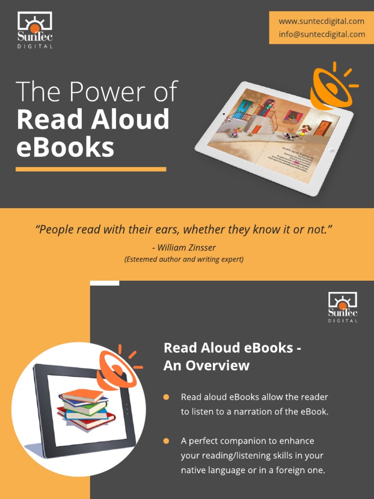 Fixed-Layout Ebooks With Read Aloud Narration (Read Aloud Ebooks) | PDF