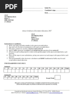 CBSE Class 8 Mathematics Worksheet | PDF