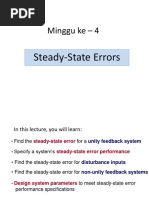 Lecture 19 Steady-State Error For Nonunity Feedback Systems | PDF | Control Theory | Feedback