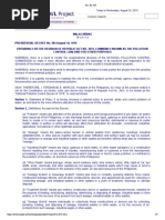 PD 984 - Pollution Control Law PDF | PDF | Sewage | Waste