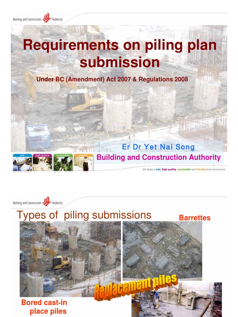 Piling Requirements | PDF | Deep Foundation | Geotechnical Engineering