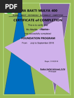 Format PICA Dan Contoh Pengisian | PDF