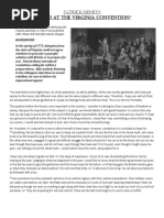 Speech To The Virginia Convention Rhetorical Analysis | PDF | Rhetoric ...