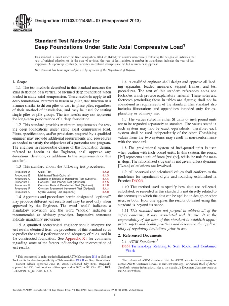 Astm | Download Free PDF | Deep Foundation | Structural Engineering