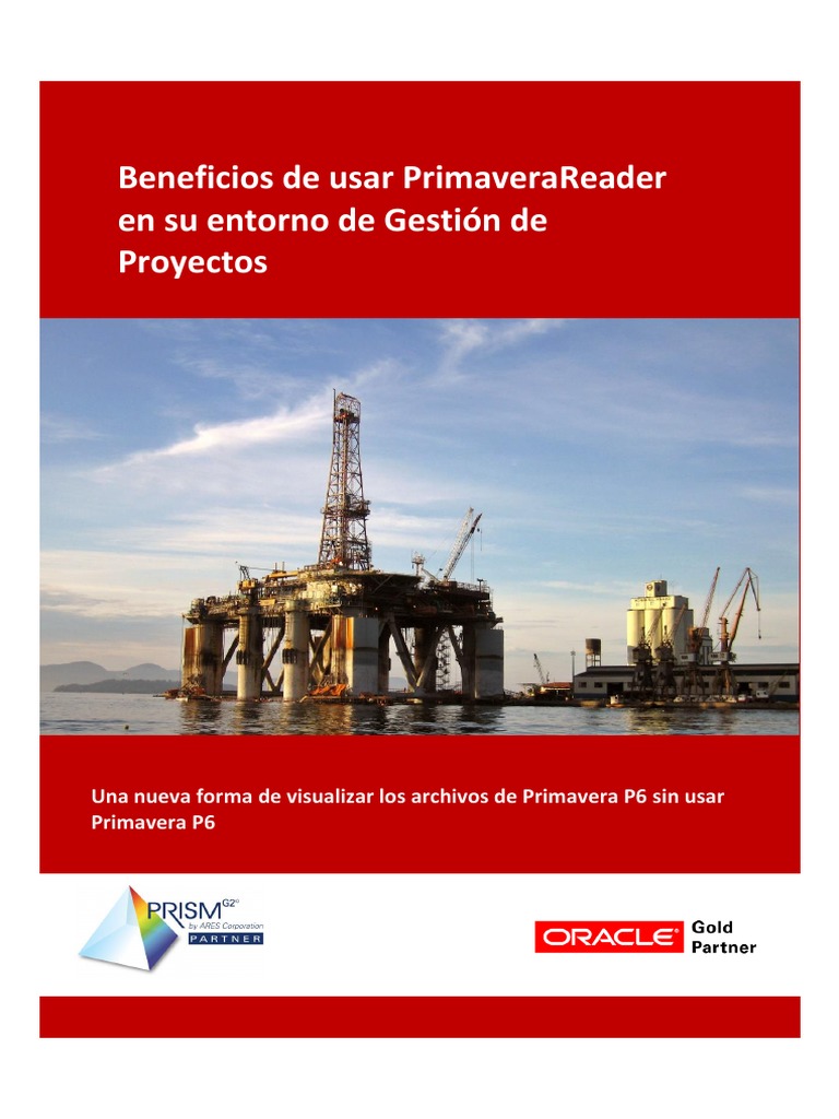 Primavera | PDF | Microsoft Excel | Oracle Corporation