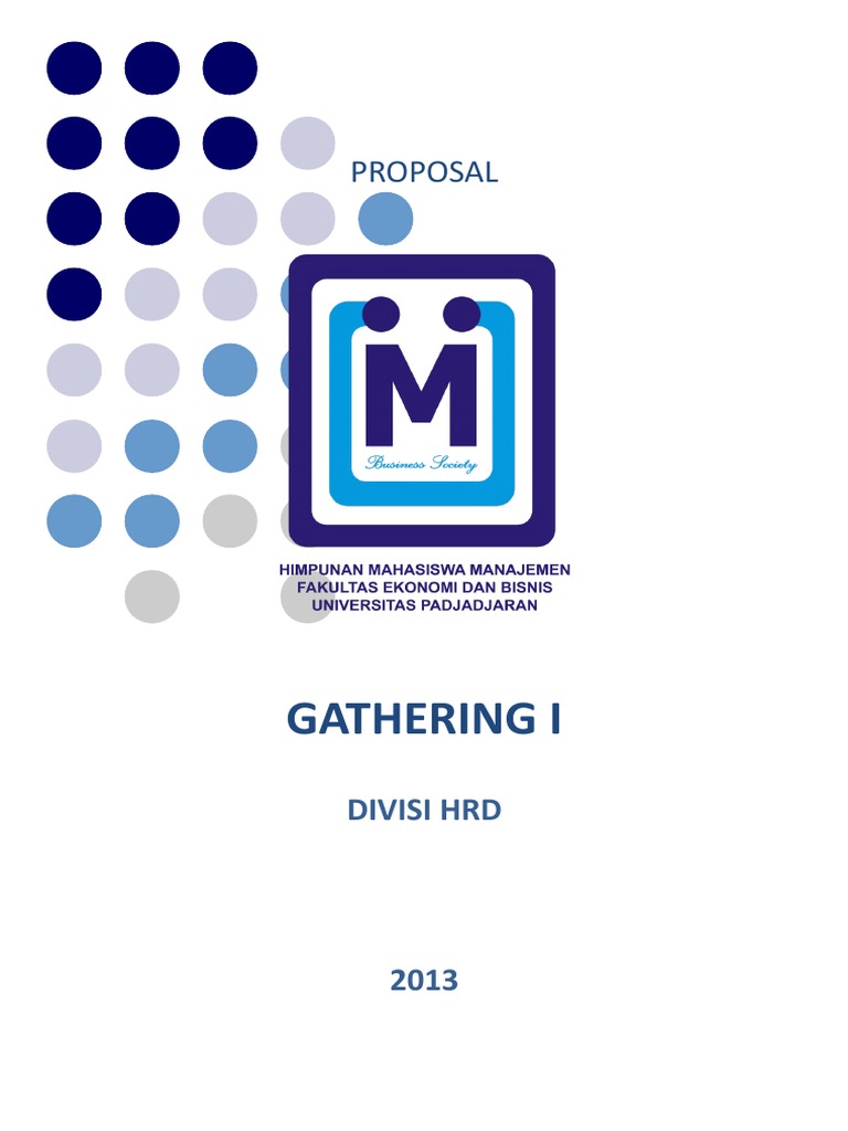 Contoh Proposal Gathering | PDF