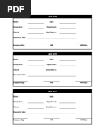 OD Form | PDF