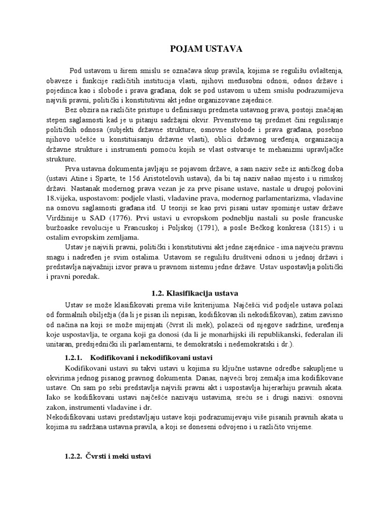 Ustav | PDF