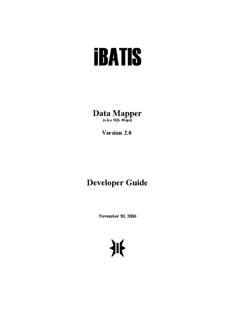iBATIS SqlMaps 2 en | PDF