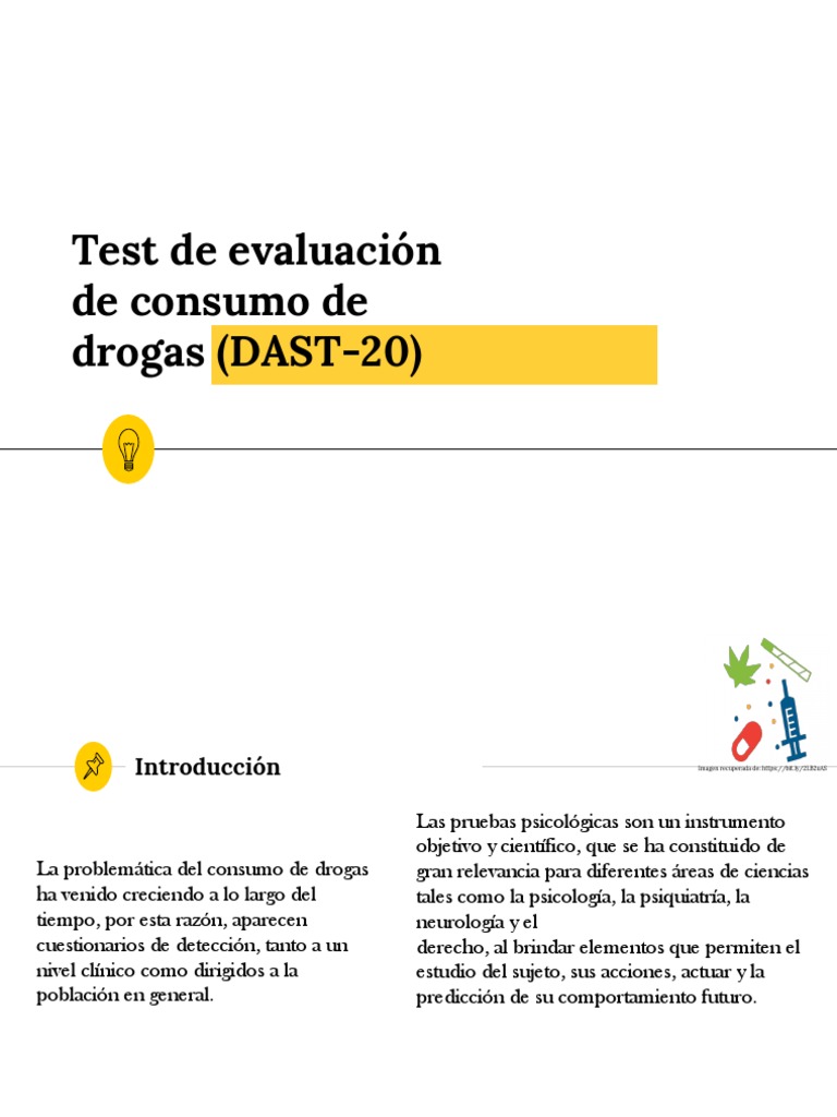 Dast | PDF | Cuestionario | Sicología