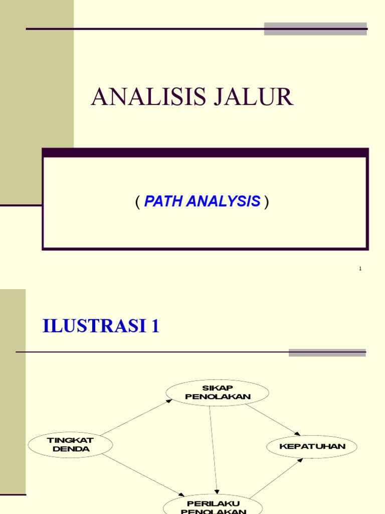 Analisis Jalur | PDF