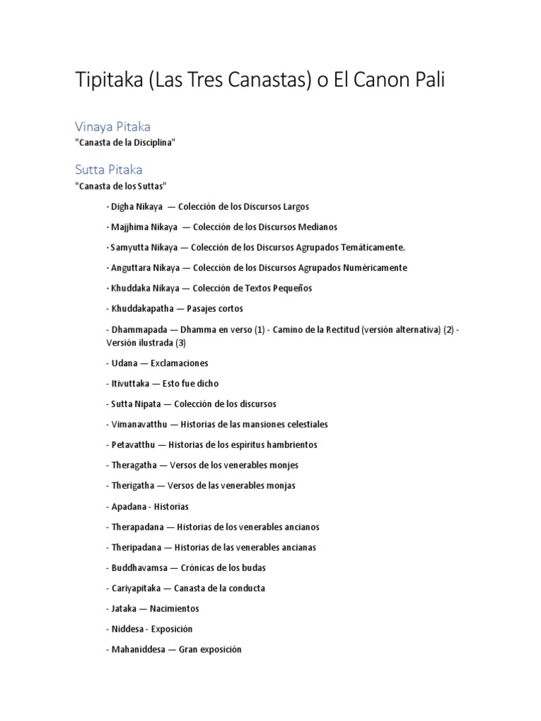 Tipitaka | PDF