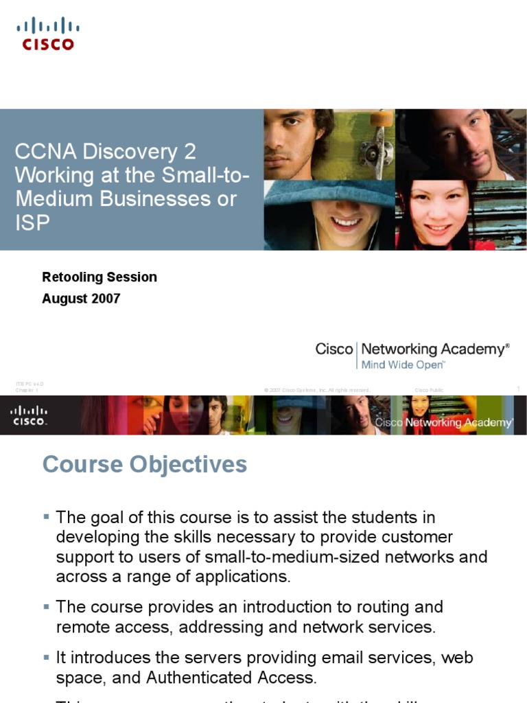 CCNA Discovery 2 - Retooling Session v1 0 | PDF | Cisco Certifications ...