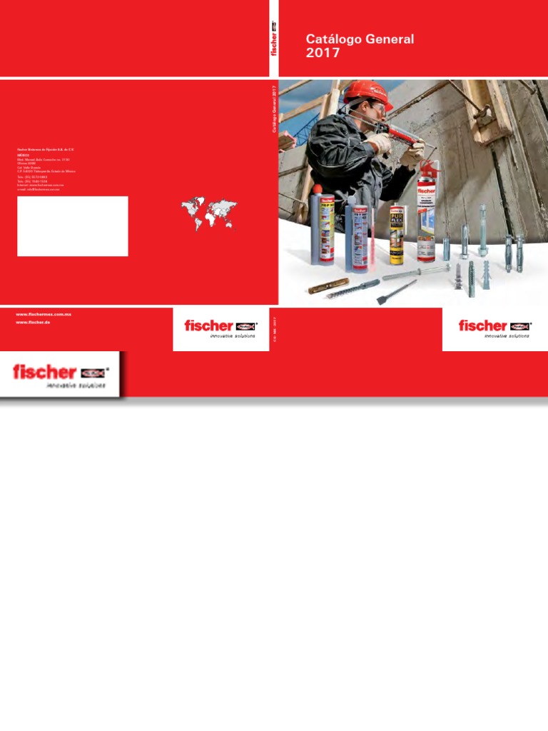 Catálogo General 2017: WWW - Fischer.de | PDF | Perforar | Hormigón