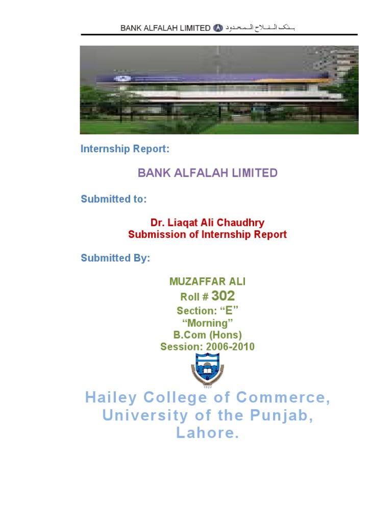 Hailey College of Commerce, University of The Punjab, Lahore | PDF