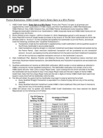 HSBC Platinum Rewards Catalogue 2025 | PDF | Credit Card | Gift Card