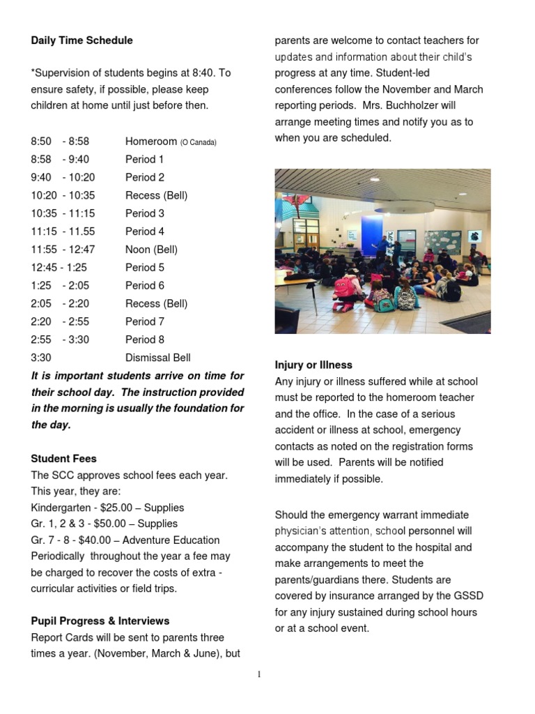 Daily Time Schedule | PDF | Bullying | Schools