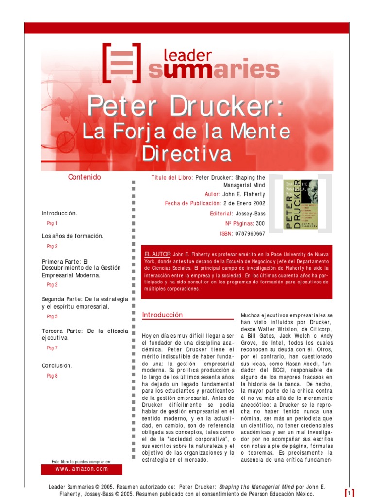 Peter Drucker | PDF | Conocimiento | Innovación