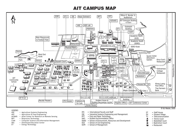 AIT Campusguide | PDF | Science And Technology