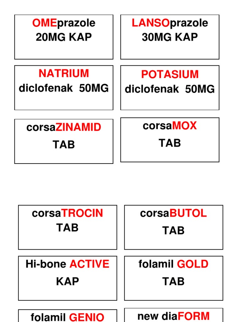Lanso OME: Prazole 30Mg Kap Prazole 20Mg Kap | PDF