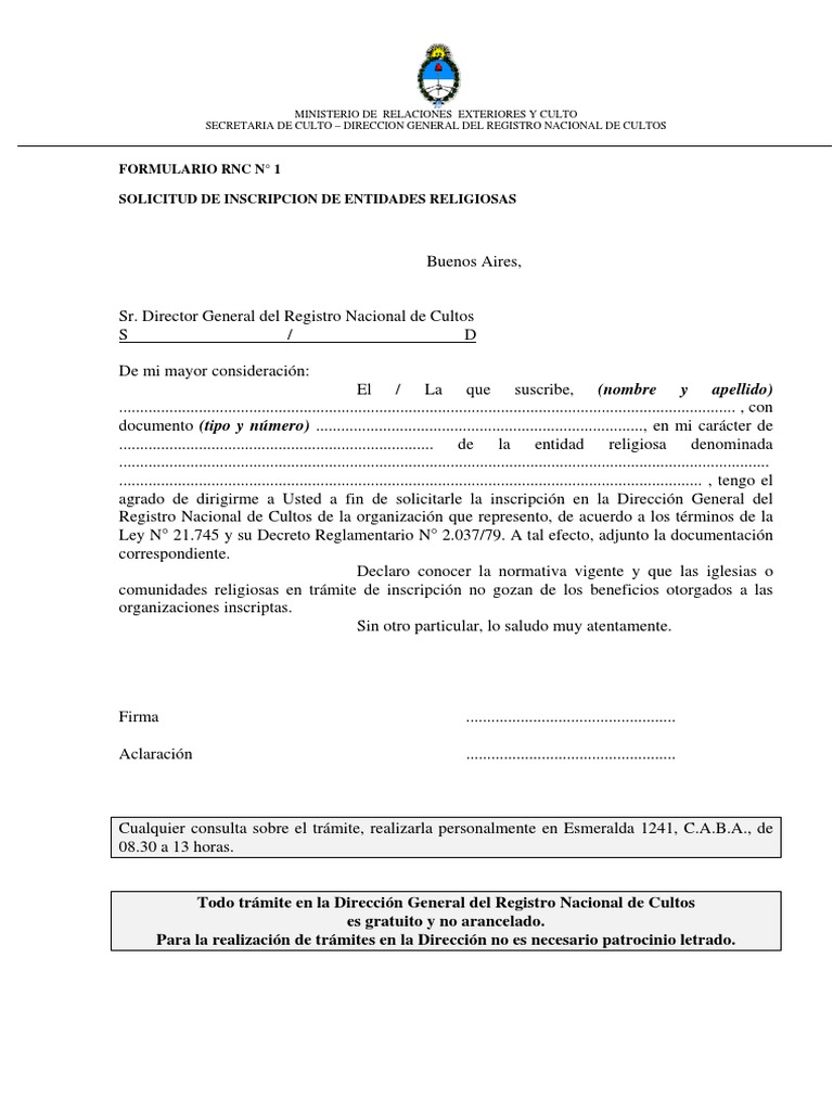 Formulario | PDF | Gobierno