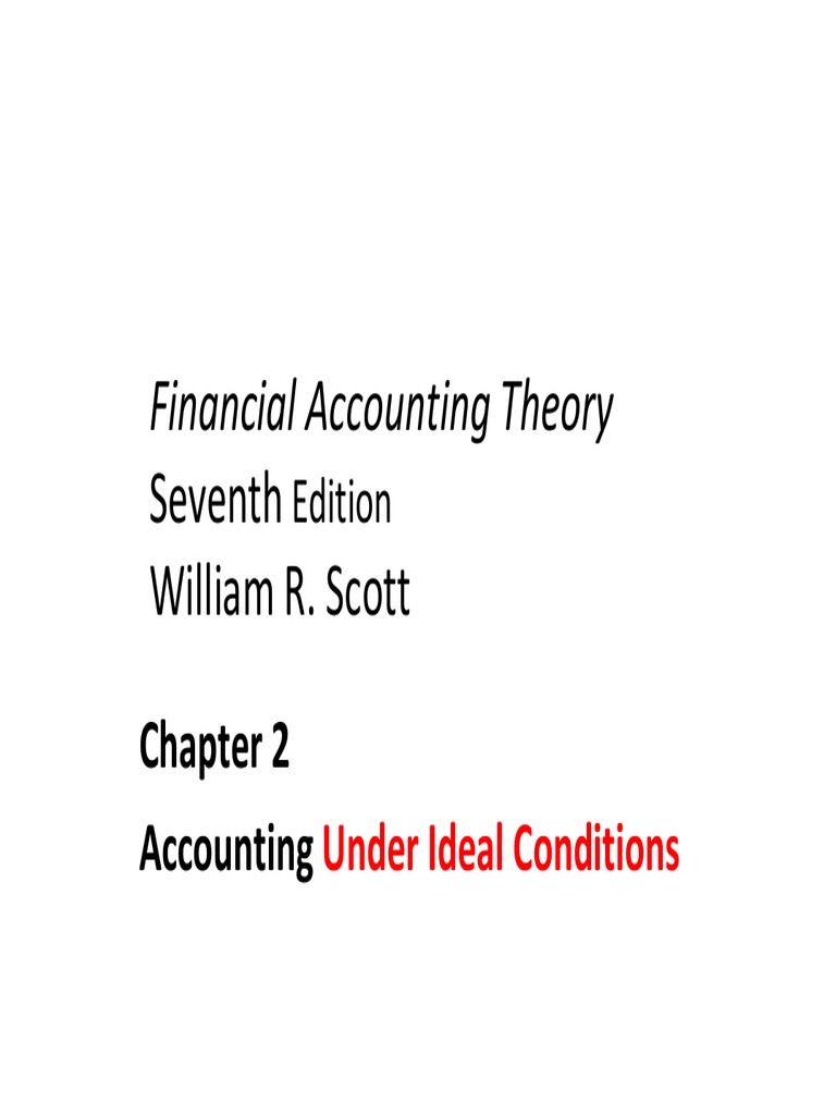 Accounting Under Ideal Conditions Explained | PDF | Historical Cost ...