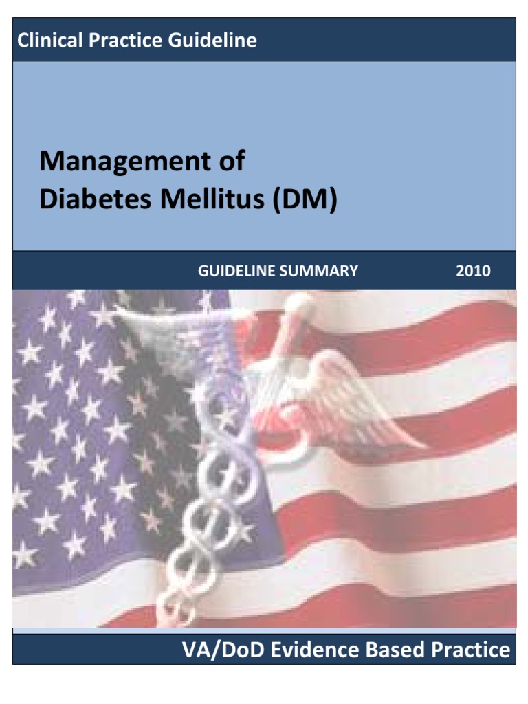 Management of Diabetes Mellitus (DM) : Clinical Practice Guideline ...
