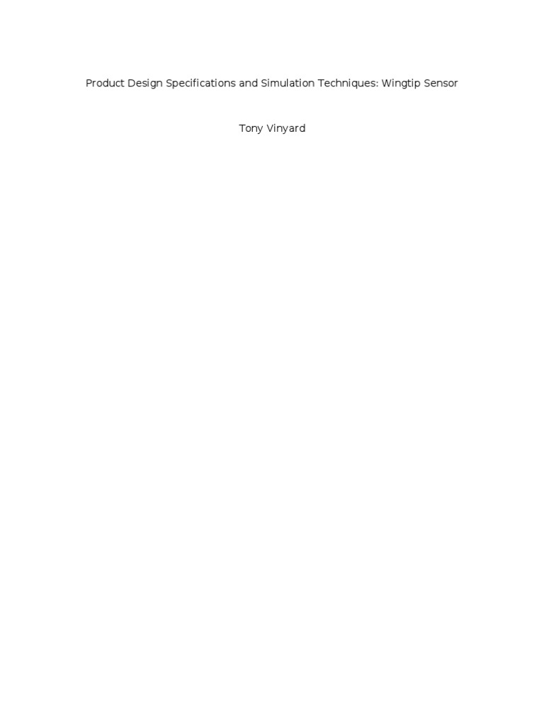 Product Design Specifications and Simulation Techniques | PDF | Bending ...