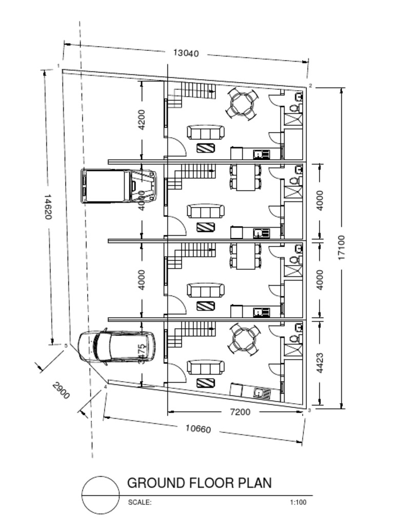 Ground Floor Plan: Scale: 1:100 | PDF