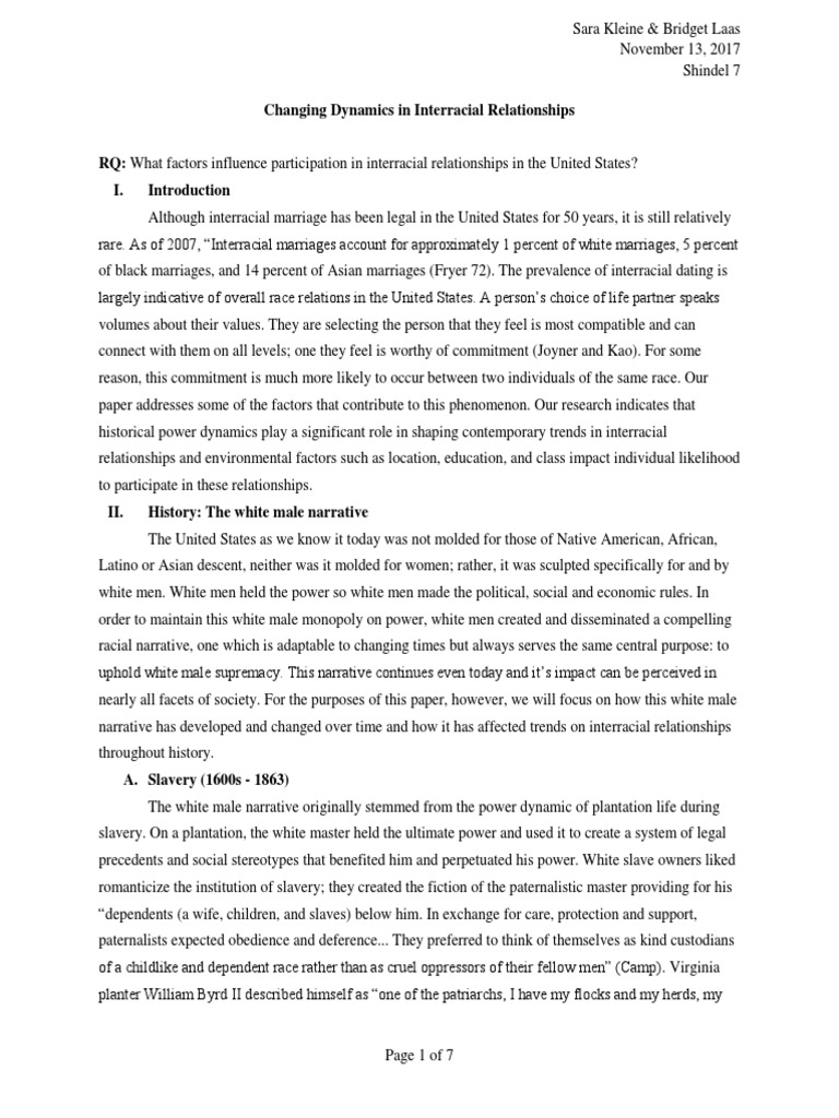 Interracial | PDF | Miscegenation | Marriage