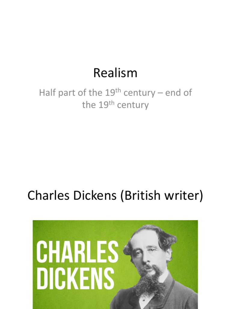 Realism | PDF | Great Expectations | David Copperfield