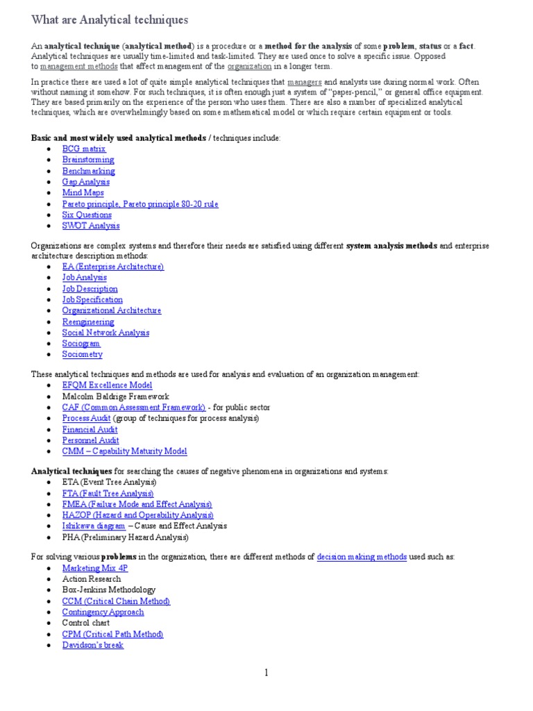 Project Analysis | PDF | Swot Analysis | Causality
