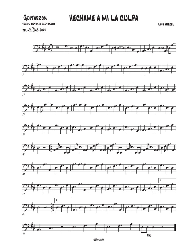 Échame A Mi La Culpa | PDF