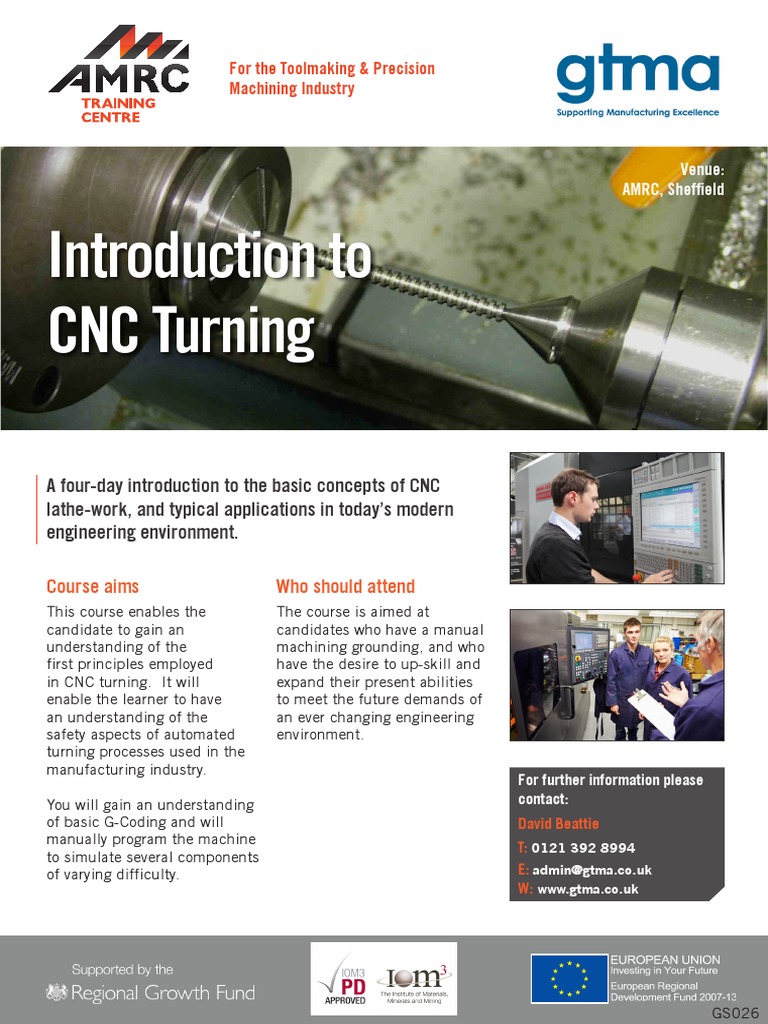 Introduction To CNC Turning: For The Toolmaking & Precision Machining ...