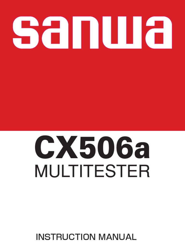 Multitester: Instruction Manual | PDF | Bipolar Junction Transistor ...