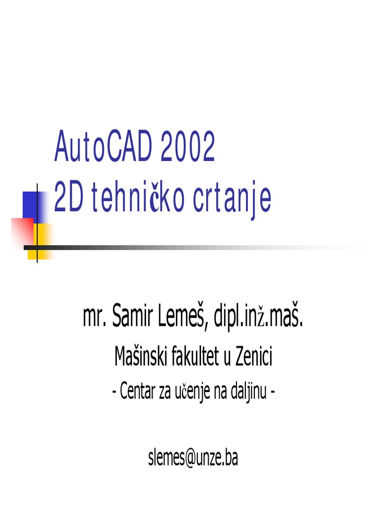AutoCAD 2002 2D PDF | PDF
