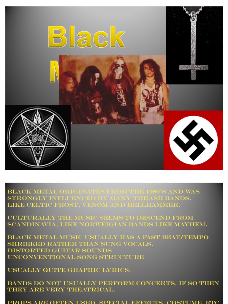 George S Black Metal | PDF | Heavy Metal Music | Entertainment (General)