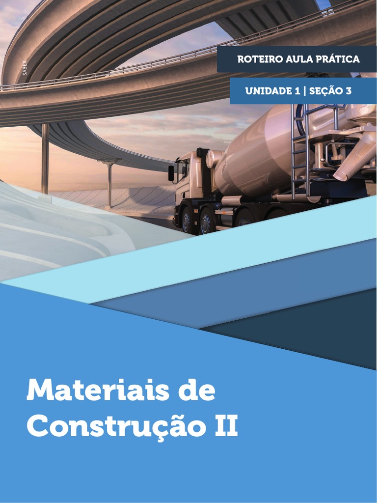 Roteiro Aula Prática MCC2 PDF | PDF | Mistura | Concreto