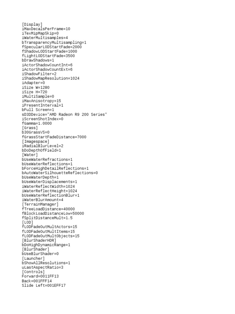 Fallout Prefs - Ini (Fallout 3) | PDF