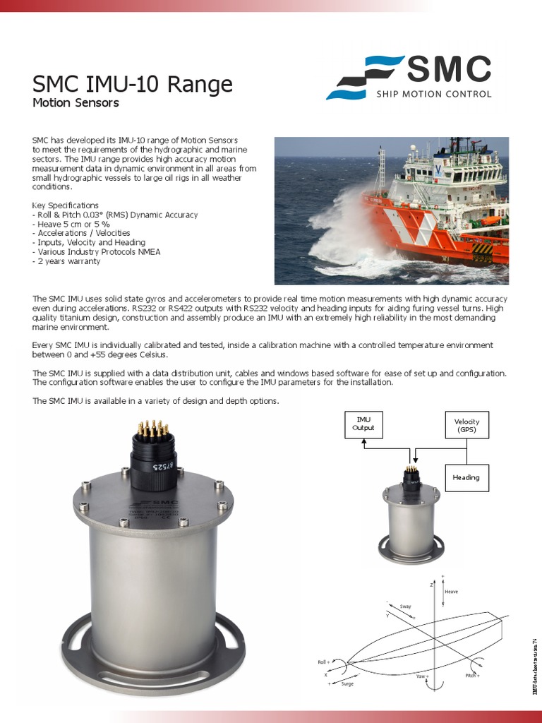 SMC Imu Data Sheet Motion Sensor | PDF | Systems Engineering ...