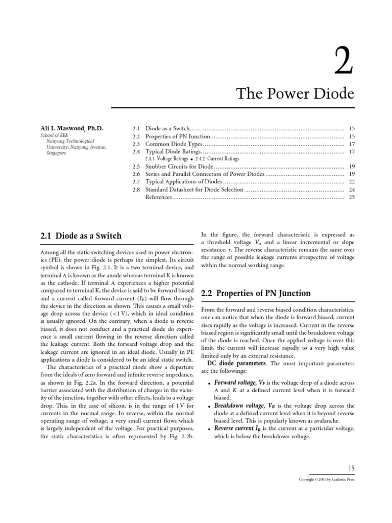 Chapter 2 PDF | PDF | Diode | Rectifier