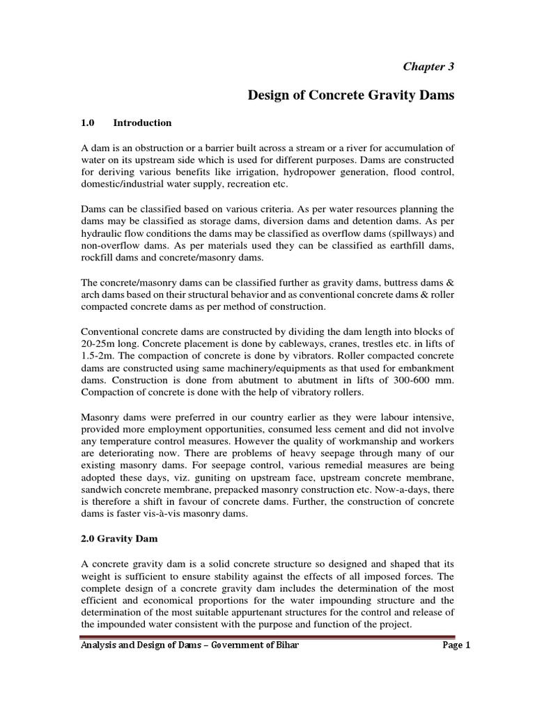 Design Of Dams Pdf Spillway Dam
