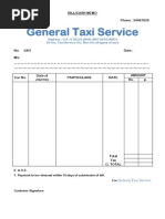 Travel Bill | PDF