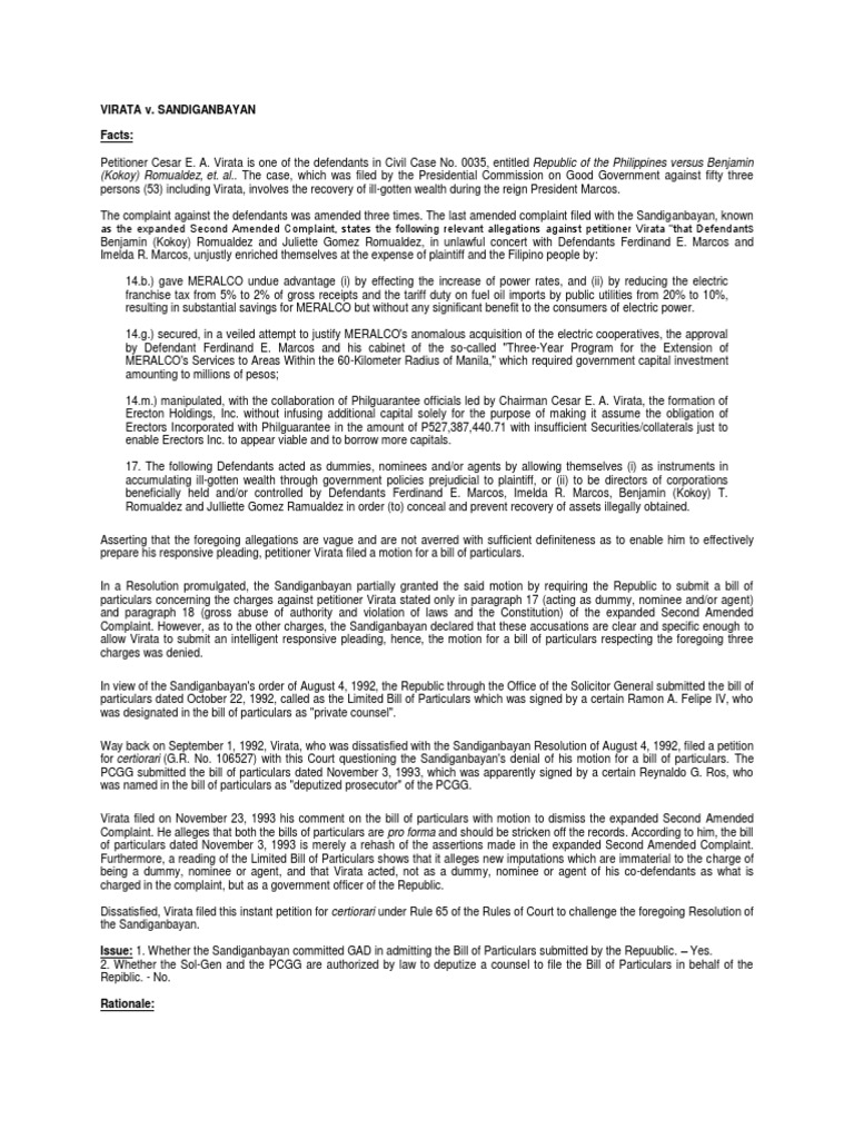 Rem Batch 4 | PDF | Pleading | Complaint