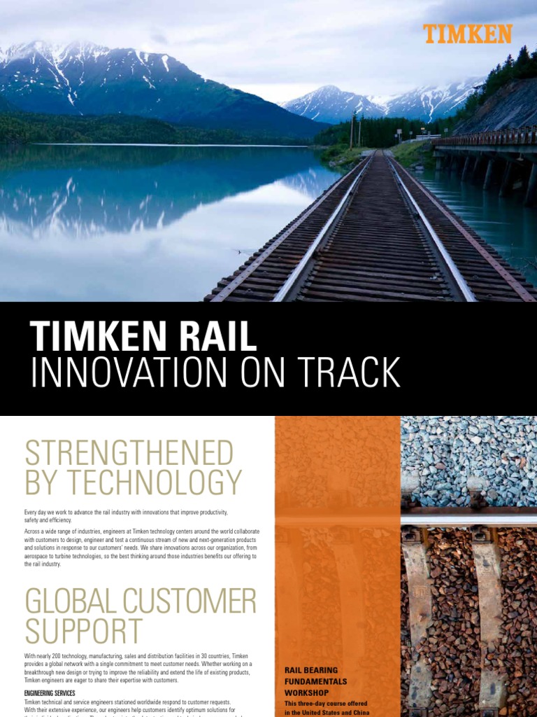 Global Rail Brochure PDF | PDF | Bearing (Mechanical) | Rail Transport
