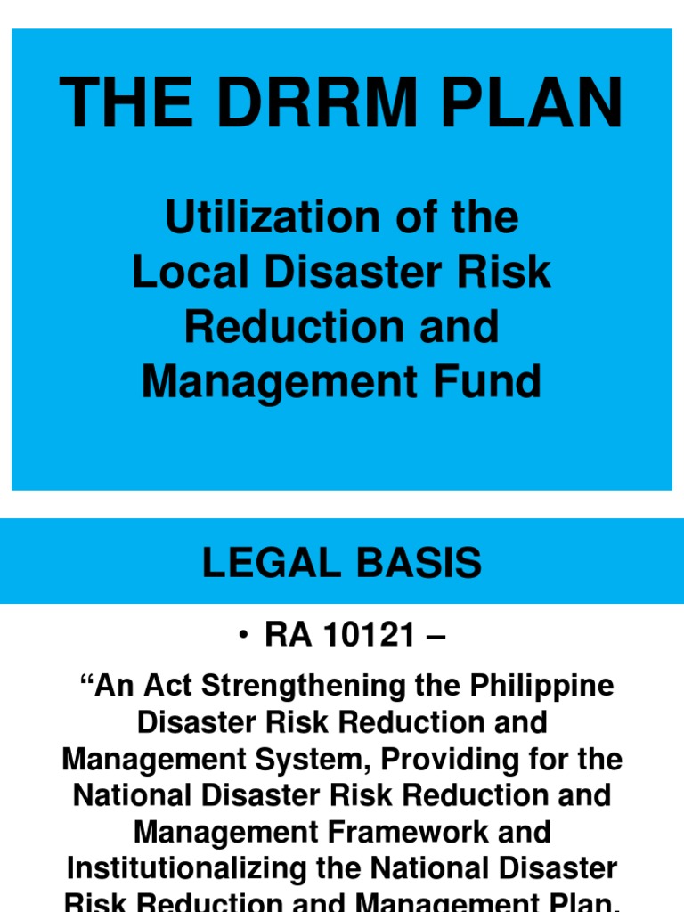 4 Utilization - 5% - DRRMF | PDF | Risk Management | Emergency Management