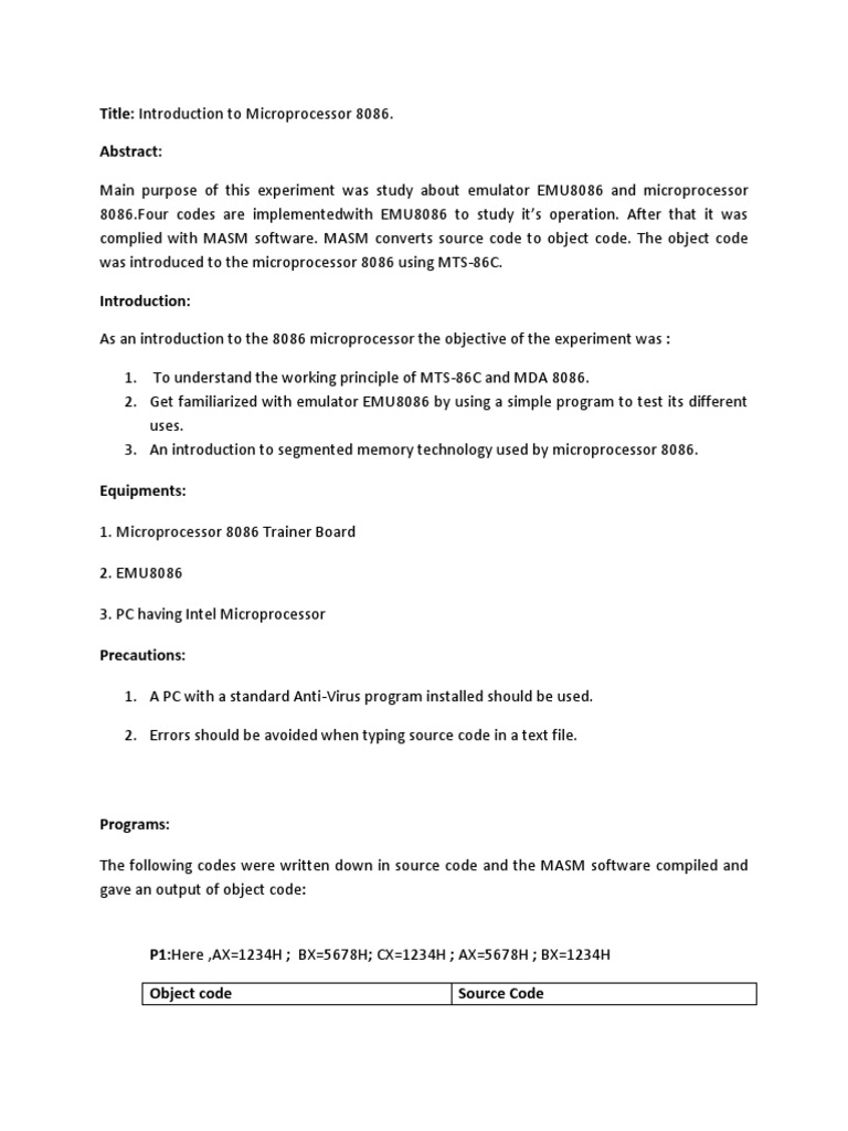 Lab Exp 1 | PDF | Source Code | Digital Technology